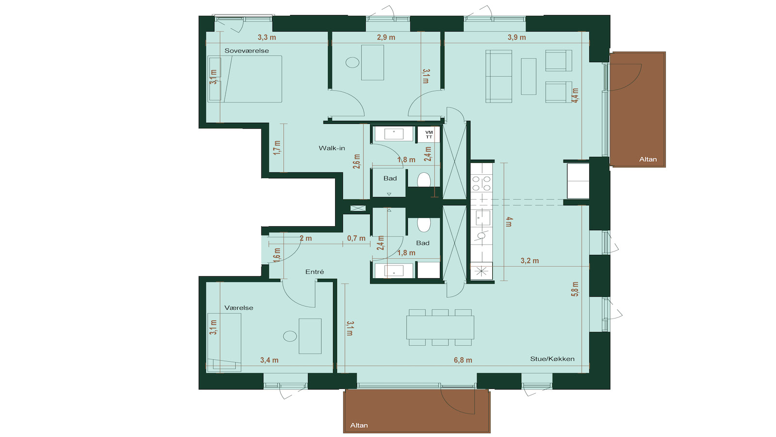 Bomhusvej 18 L, 4 Th.