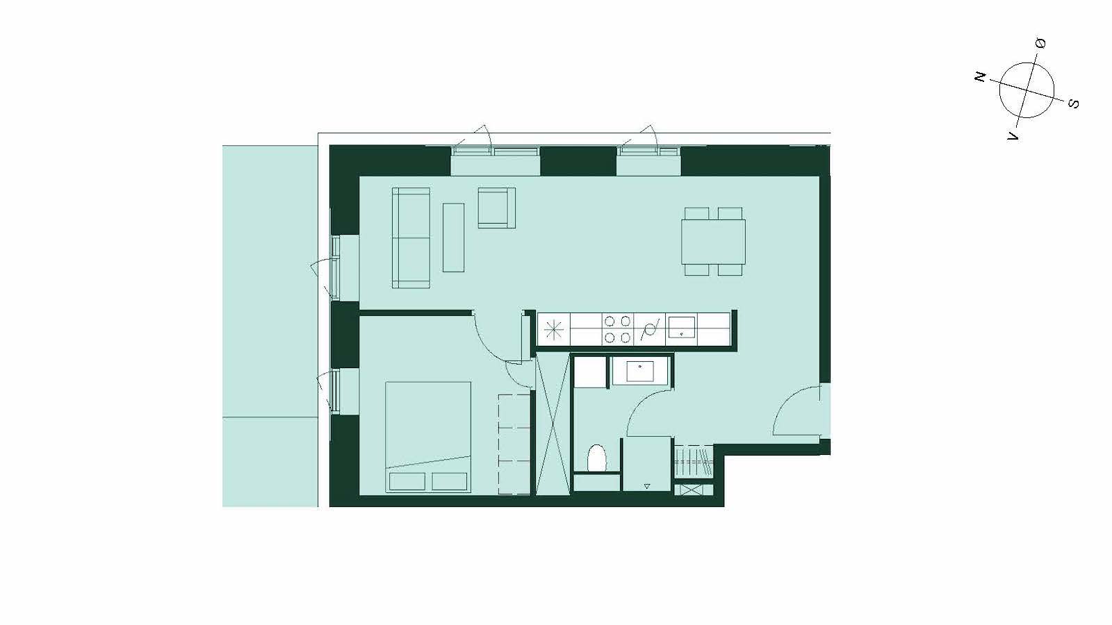 Bomhusvej 18 E, st. mf.